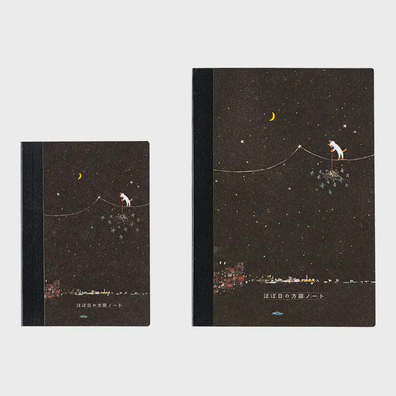Hiroko Kubota: Hobonichi Graph Notebook A5 Size - Another Night of ...