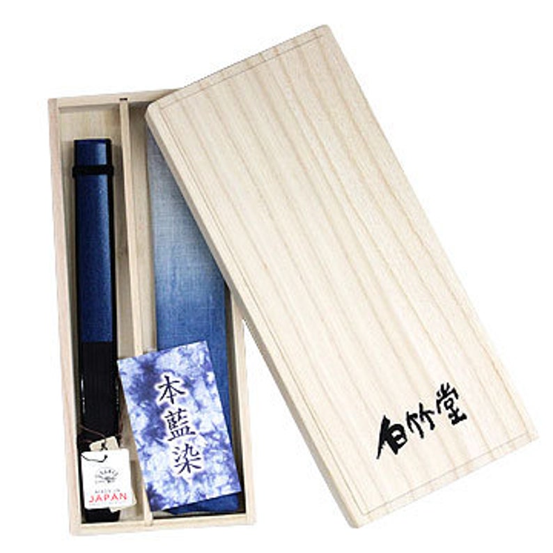 Aizome (traditional Japanese Indigo Dyeing) Kyo-sensu (japanese Folding ...