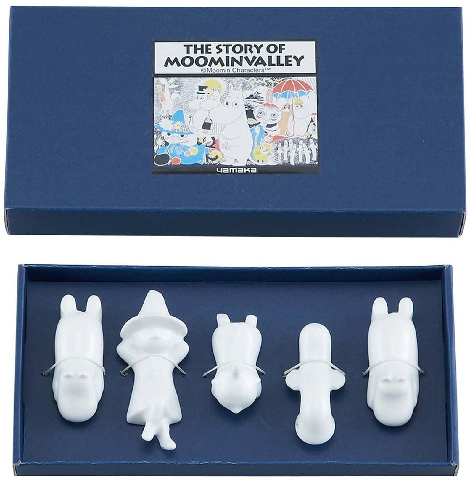 MOOMIN Chopstick Rest Set of 5pcs Ceramic Chopstick Rest - Etsy