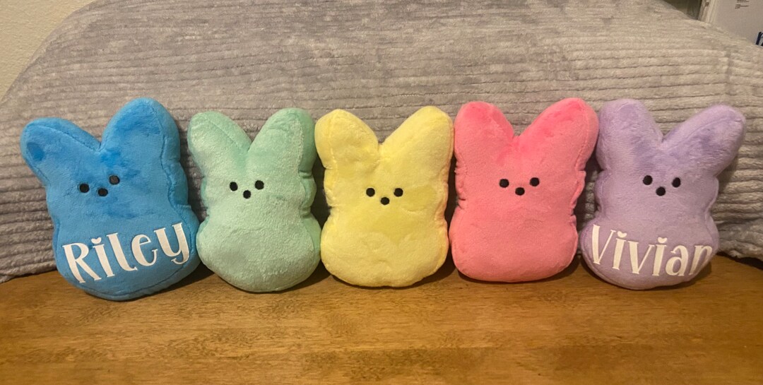 Personalized Peep Plushie: Easter Stuffed Animal, Gifts for Kids - Etsy