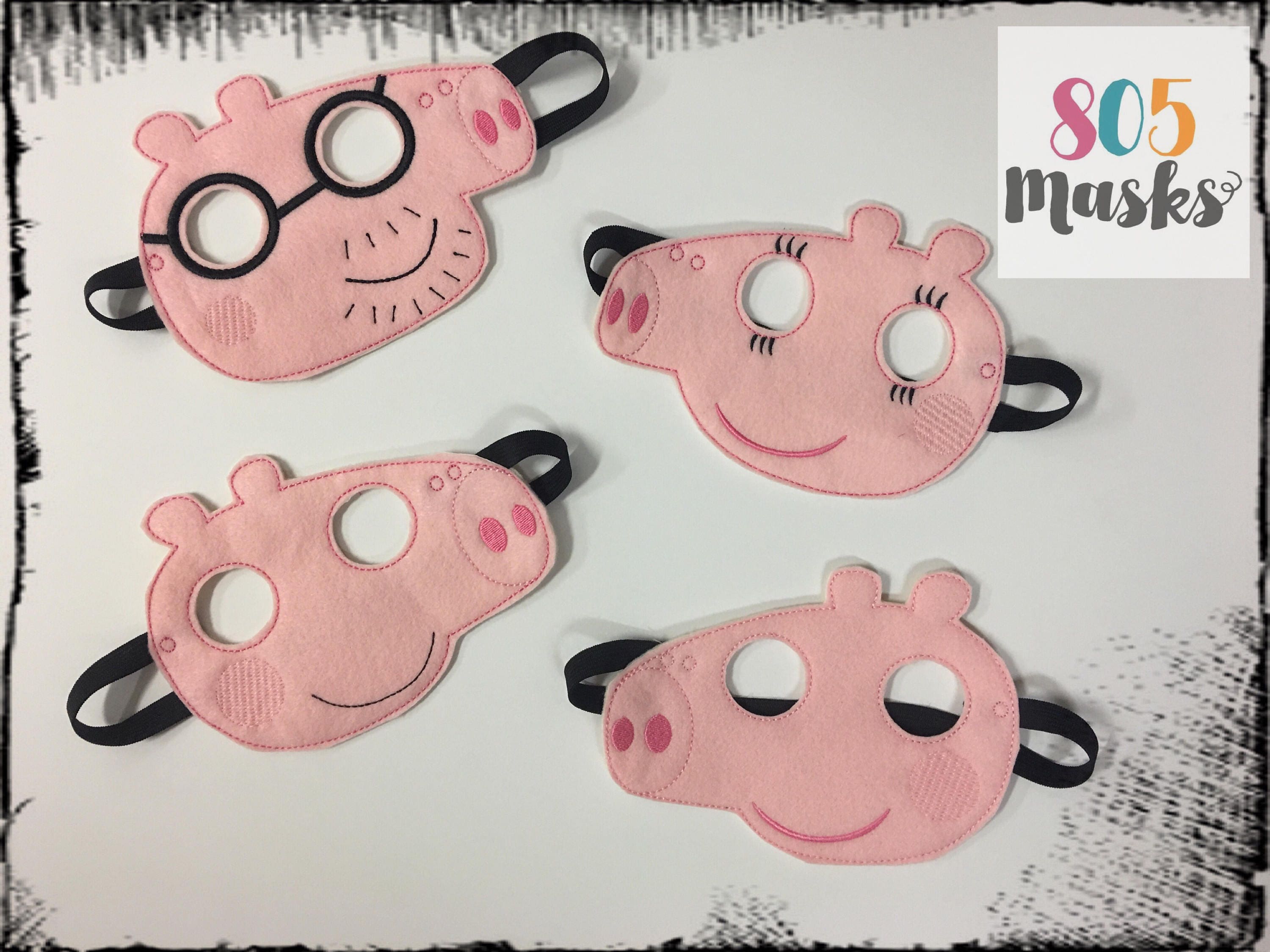 Peppa Pig Inspired Masks Peppa Inspired Mask Mamma Pig Papa