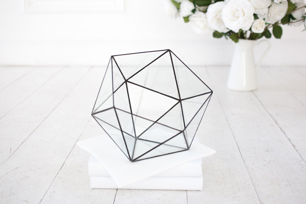 Terrarium Geometric Glass Box Planter Terrarium Air Plant | Etsy