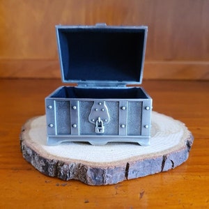 Metal Treasure Box Metal. Trinket Box. Metal Jewelry Box. Metal Gift ...