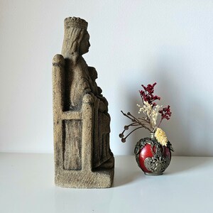 OUR LADY of CHILDBIRTH Antique Statue, Our Lady of Happy Delivery, Our ...
