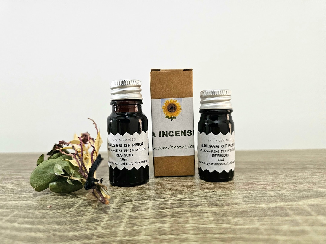 BALSAM OF PERU Liquid Resin, 5ml to 100ml, Peru Balsam, Balsamum ...