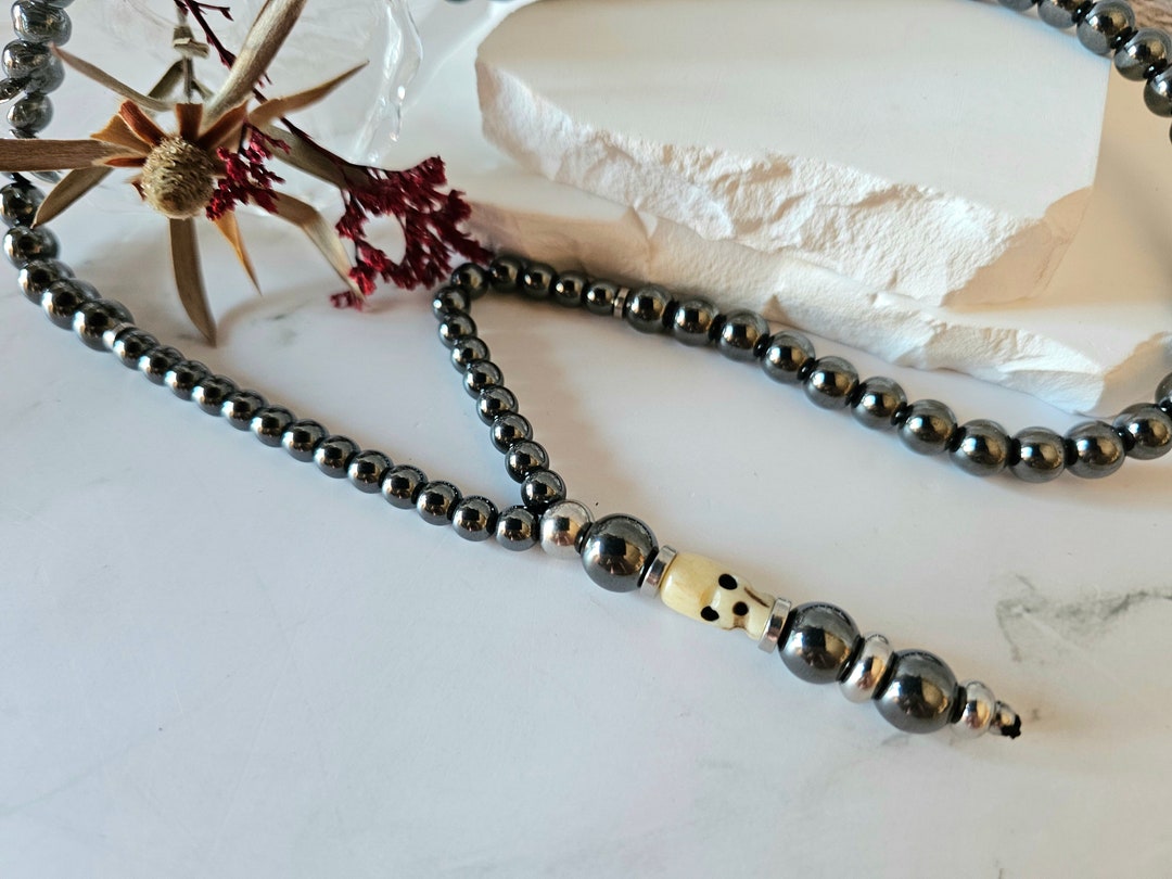 KALI Mala Necklace, Skull Prayer Beads Mala, Skull Mala Necklace, Kali ...