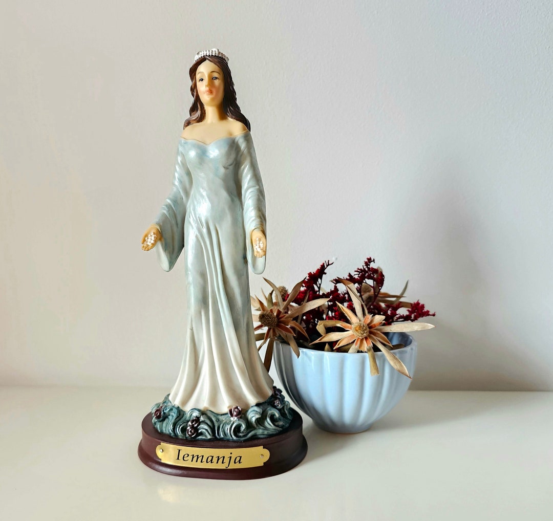 YEMAYA Statue Orisha YEMAYA Statue YEMAYA Cold Cast Resin Statue ...