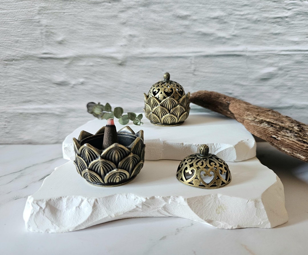 Mini Incense Cones Burner, Mini Incense Holder, Lotus Incense Burner ...