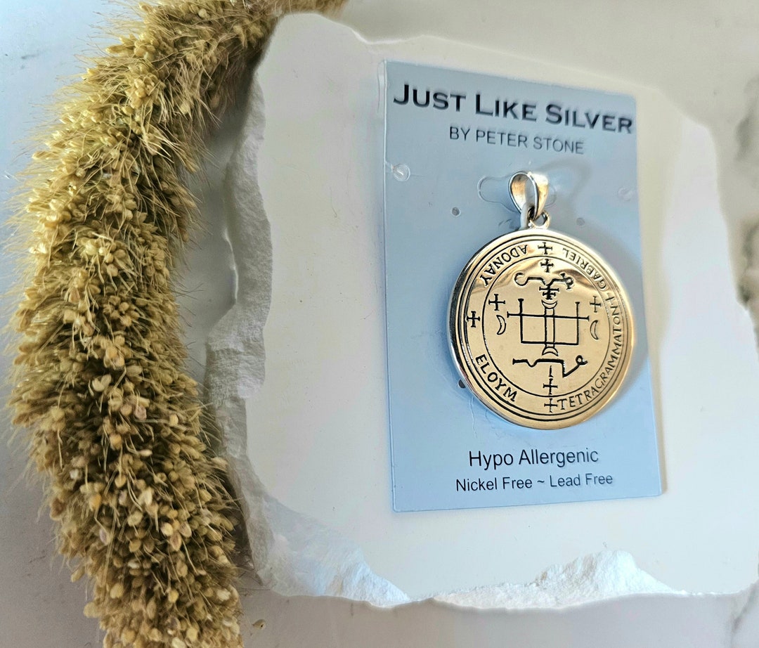 ARCHANGEL GABRIEL Sigil Pendant, Saint Gabriel Sigil, Genuine Peter ...