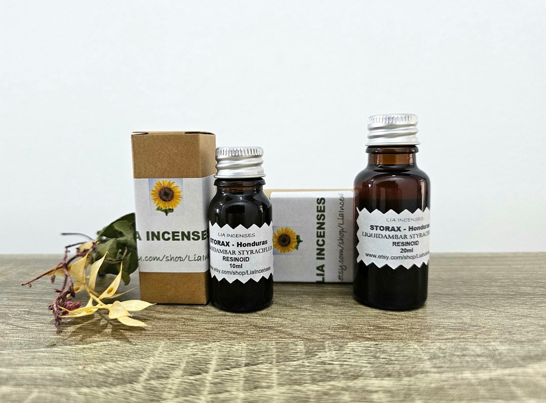 STORAX Liquid Resin 10ml 20ml 50ml 100ml Storax Resinoid Liquidambar ...
