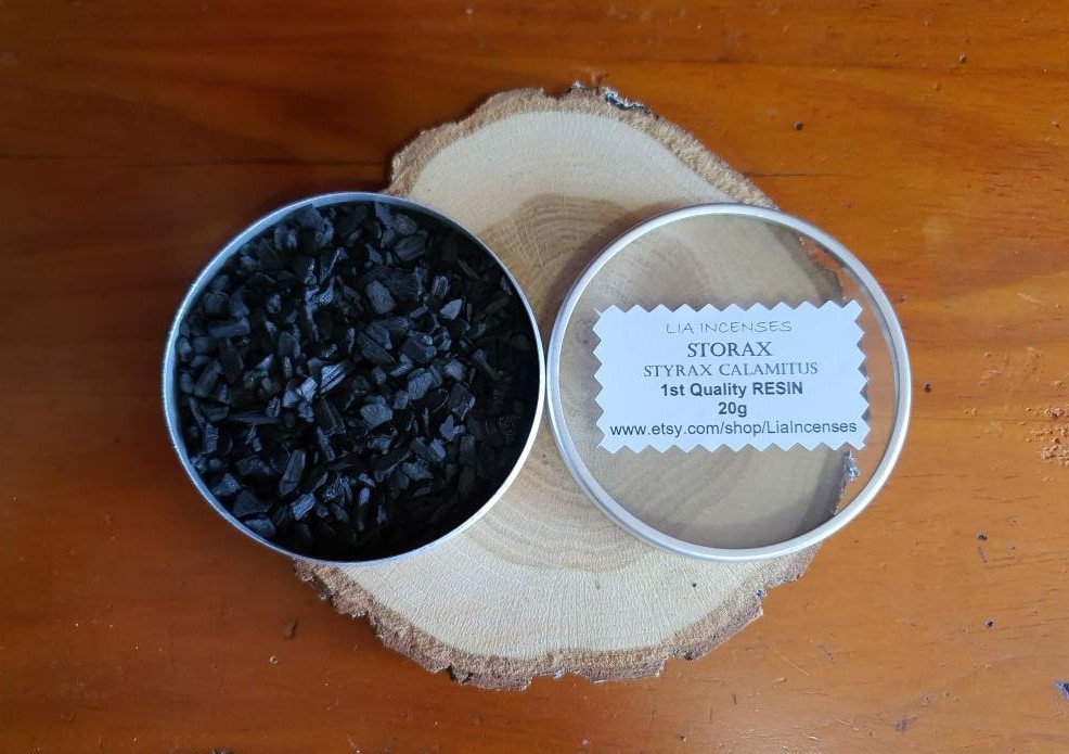 STORAX Incense styrax Calamitus Black Styrax Estoraque - Etsy