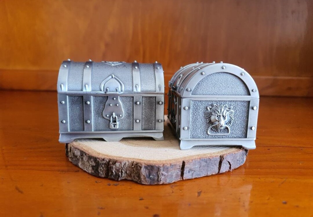 Metal Treasure Box Metal Trinket Box Metal Jewelry Box Metal Gift Box ...