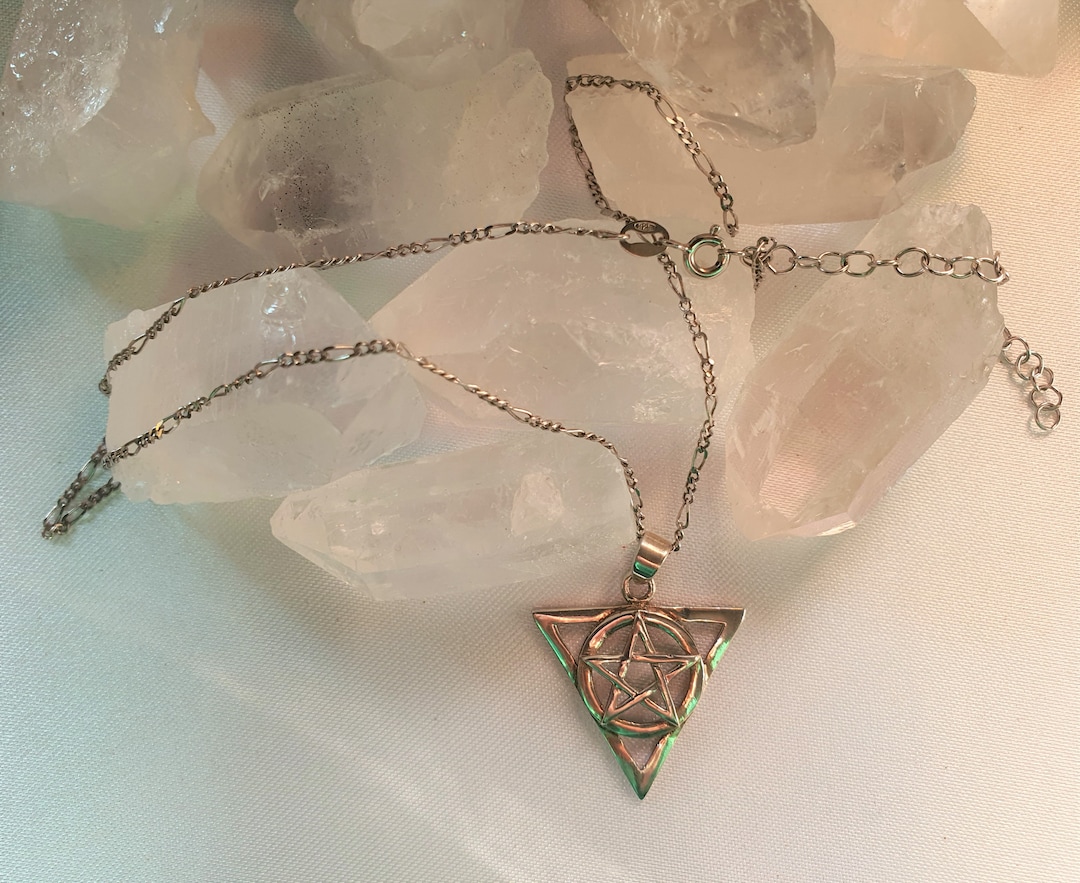 WICCA FIRST GRADE Necklace First Degree Pentagram Pendant - Etsy