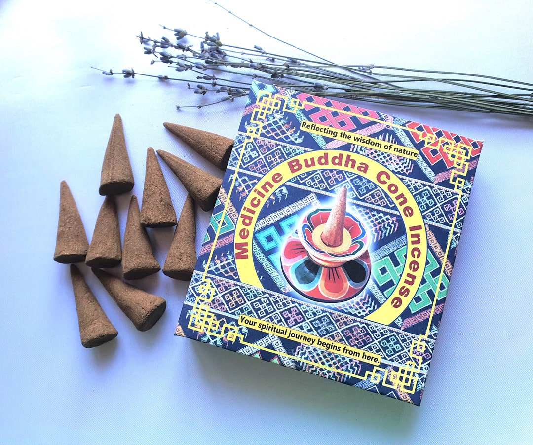 MEDICINE BUDDHA Cone Incense, Bhutanese Incense Cones, Blend of 108 ...