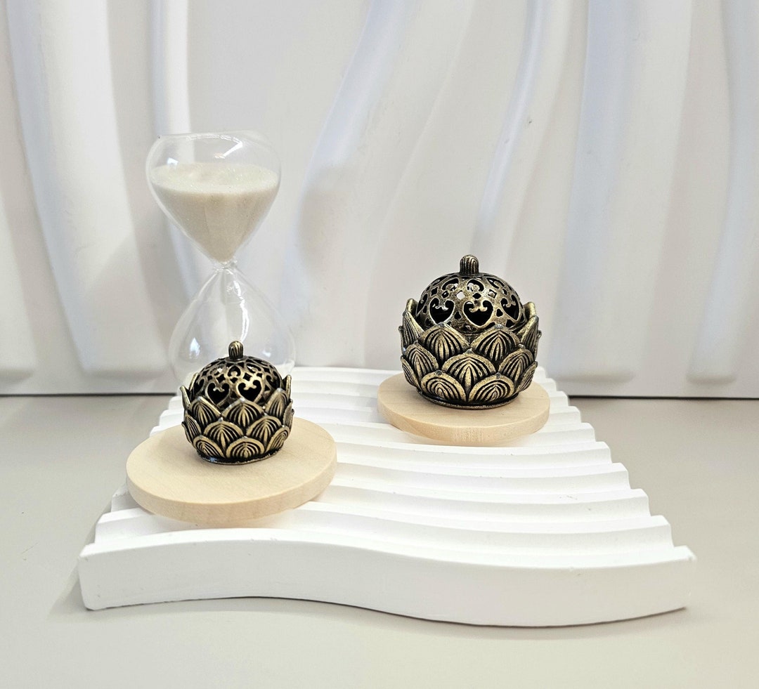 2 Mini Incense Cones Burners, Mini Incense Holder, Lotus Burner ...