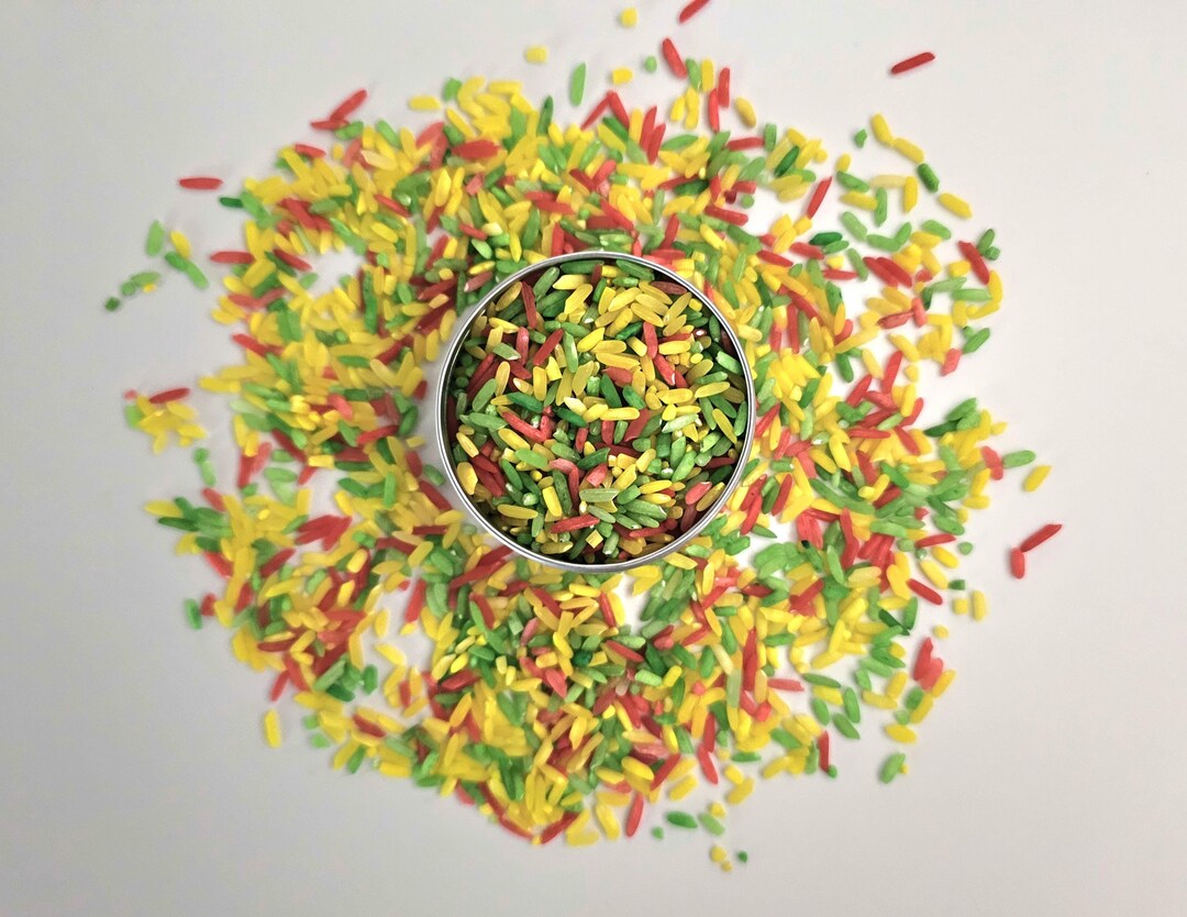 AKSHATA Rice Colored Grains for Puja, Rice Offerings to Deities, 20g, 0 ...