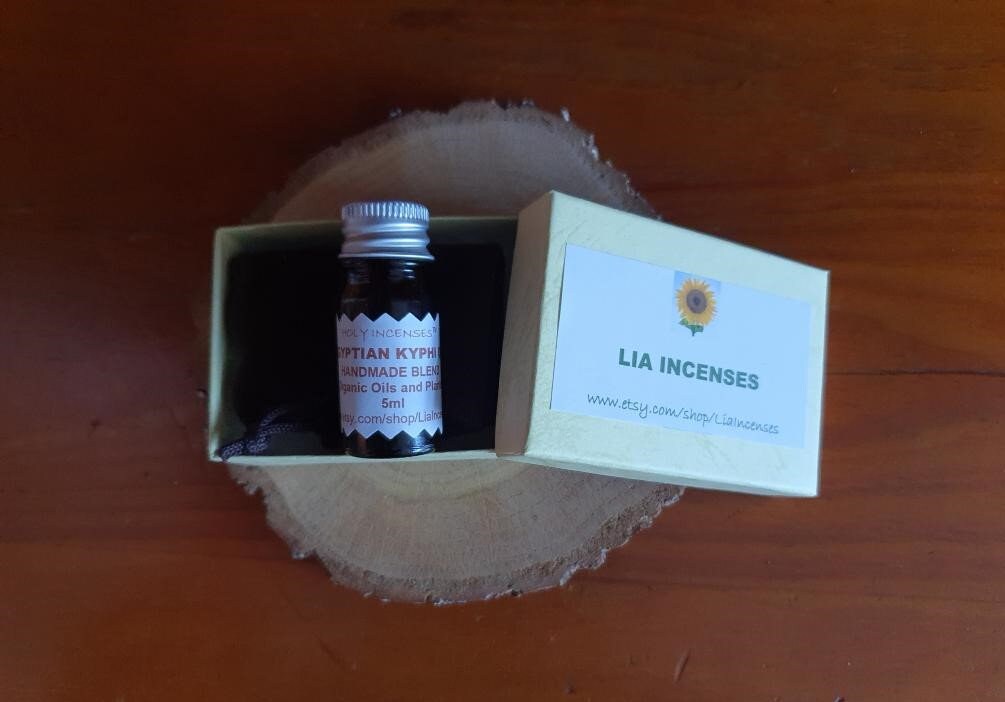 EGYPTIAN KYPHI OIL Handmade Blend With Oils and Plants | Etsy