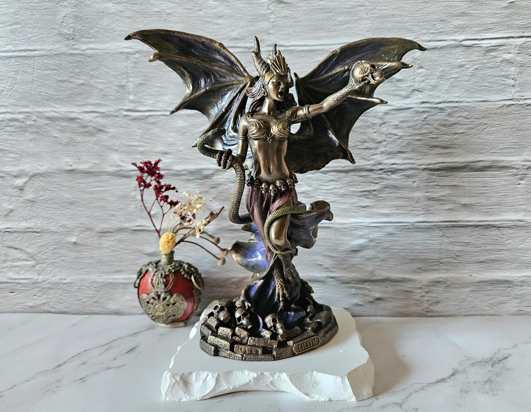 LILITH Statue, Ishtar Statue, Inanna Statue, Astaroth Statue, Cold Cast ...
