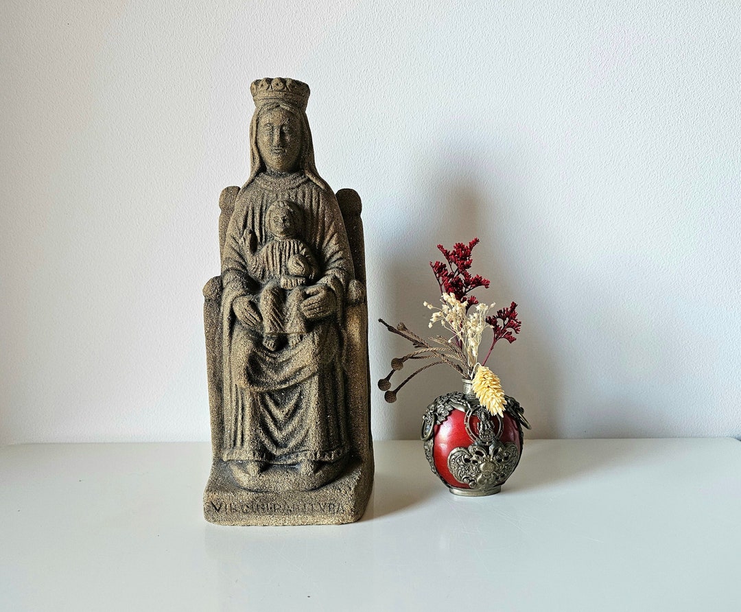OUR LADY of CHILDBIRTH Antique Statue, Our Lady of Happy Delivery, Our ...