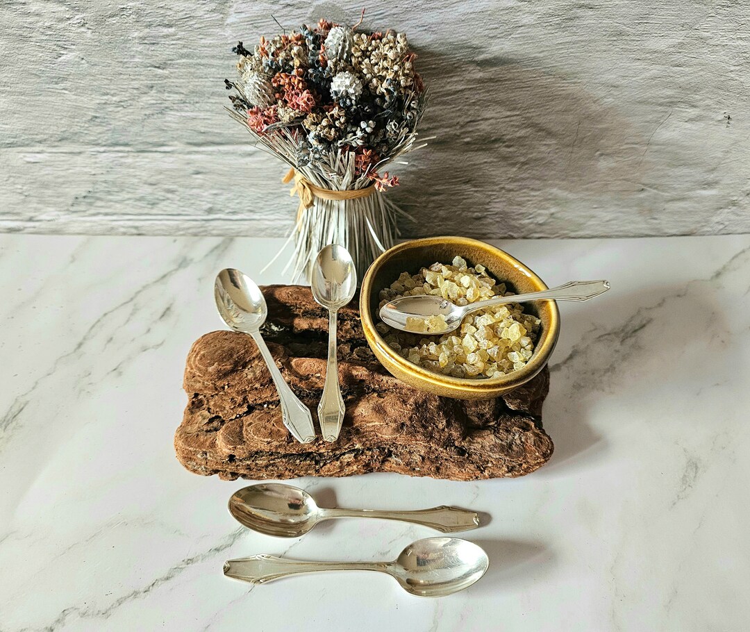 Incense Spoon Vintage Portuguese Sterling Silver, Tea Spoon, Ritual ...