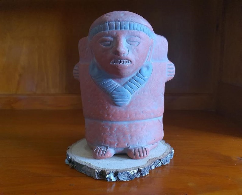Pre-columbian Mexican Statue Aztec Figure Mayan Inca Clay - Etsy
