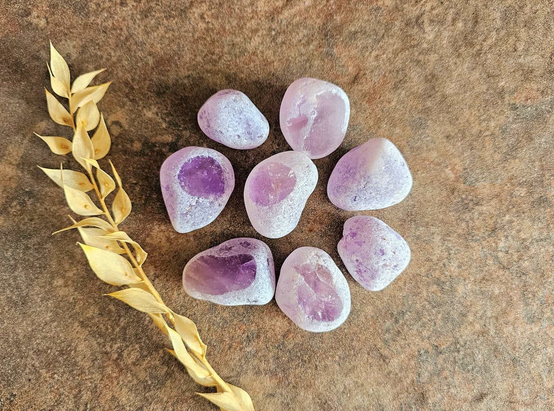 AMETHYST Emma Egg Seer stone Window quartz Dreamer's Crystal Emma ...