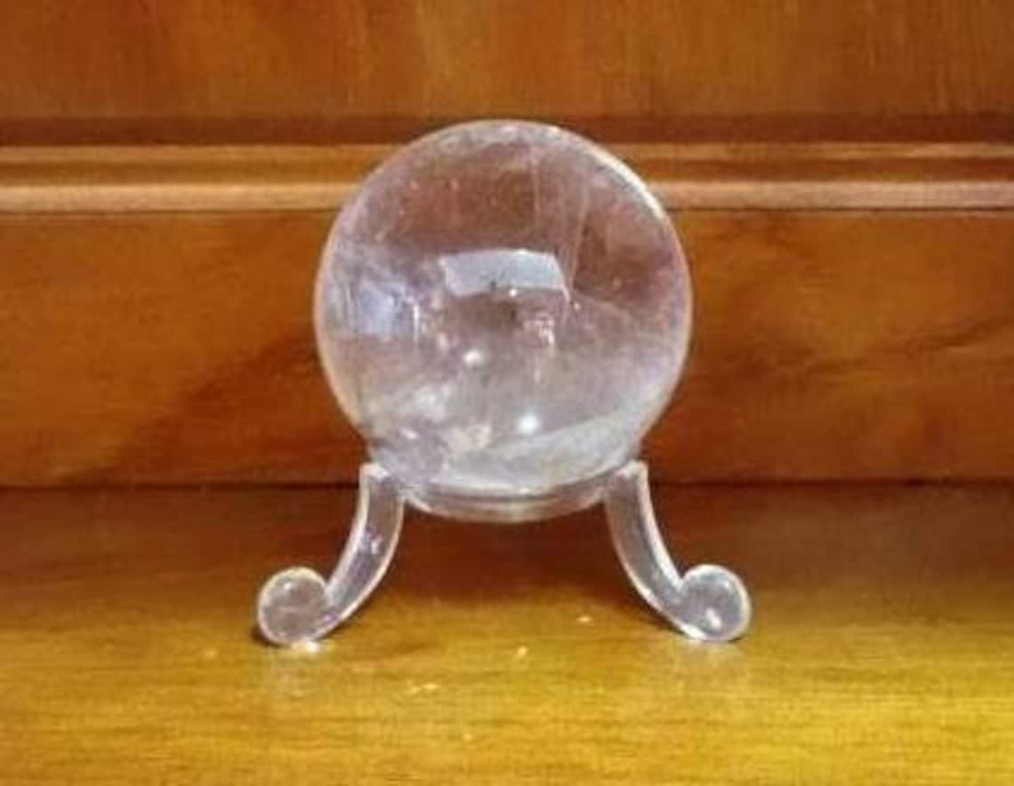 SCRYING CRYSTAL BALL Clear Quartz 113g Offers - Etsy