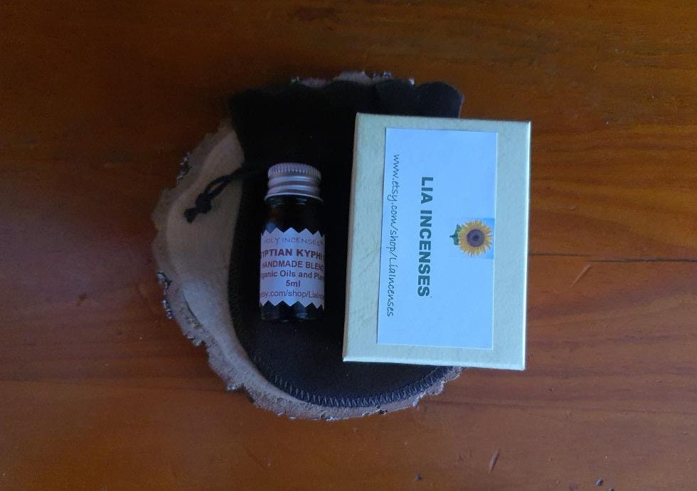 EGYPTIAN KYPHI OIL Handmade Blend With Oils and Plants | Etsy