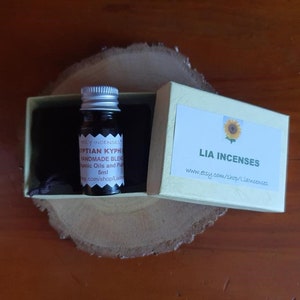 EGYPTIAN KYPHI OIL handmade blend with organic oils and | Etsy