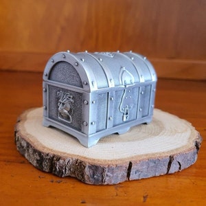 Metal Treasure Box Metal. Trinket Box. Metal Jewelry Box. Metal Gift ...
