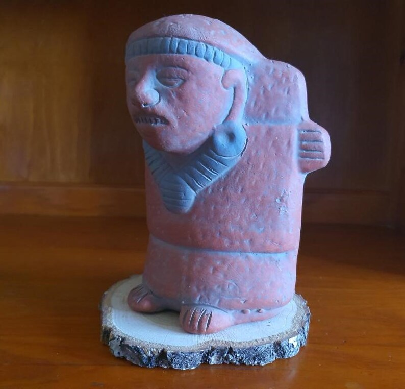 Pre-columbian Mexican Statue Aztec Figure Mayan Inca Clay - Etsy