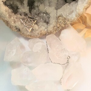 Wicca First Grade Necklace, First Degree Pentagram Pendant, Solid ...