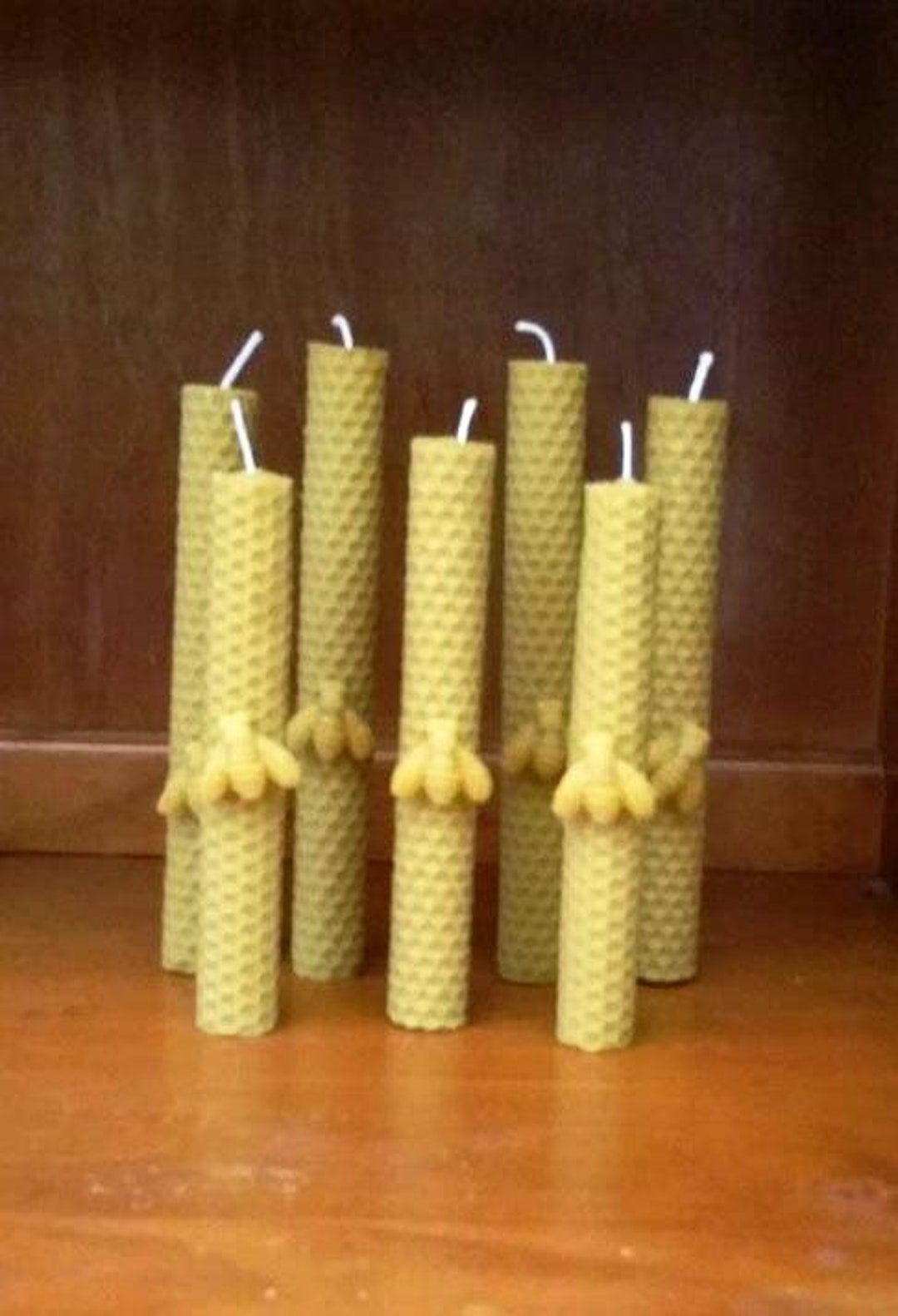 Organic BEESWAX CANDLES Hand Rolled Altar Wicca Pagan Hoodoo - Etsy