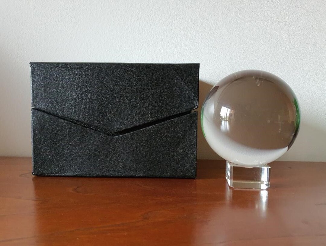 SCRYING CRYSTAL BALL 1 Leaded Crystal Ball With Crystal - Etsy