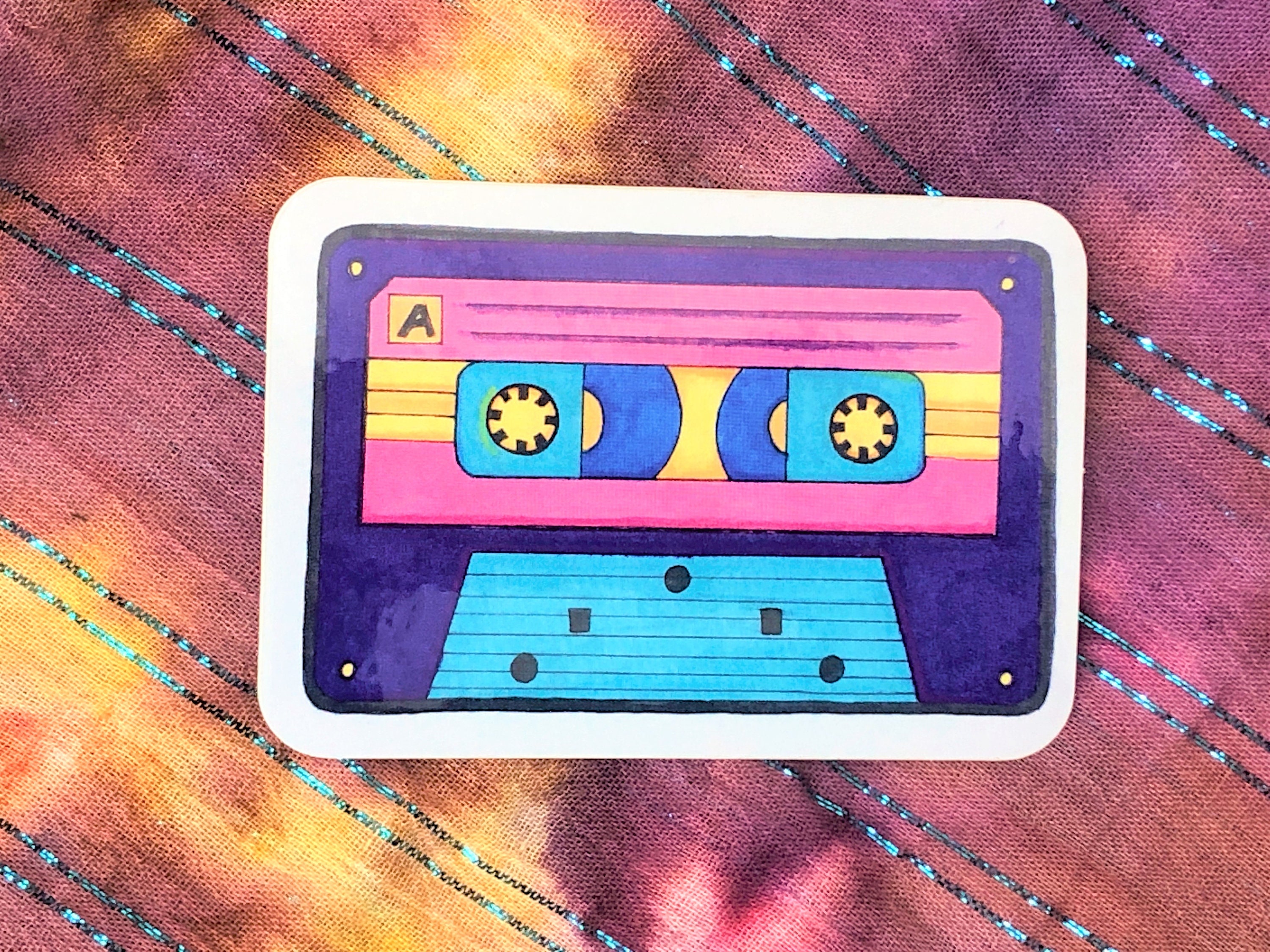 Pink and Purple Sticker Pack - Etsy