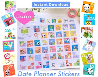PRINTABLE Date Planner Stickers,december - Etsy
