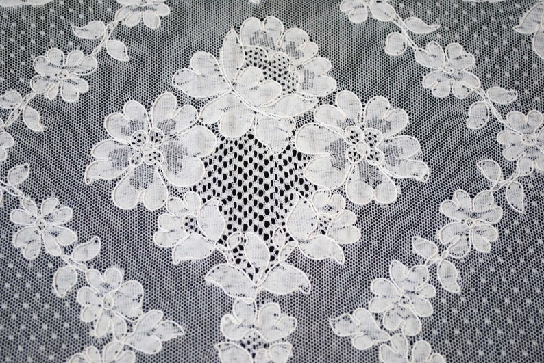 1920s French Alencon Lace Tablecloth, 129 X 69" - Etsy