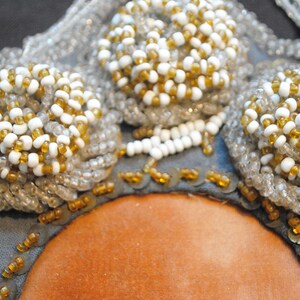 Victorian Native American Mohawk Hand Beaded Whimsey Picture Frame ...