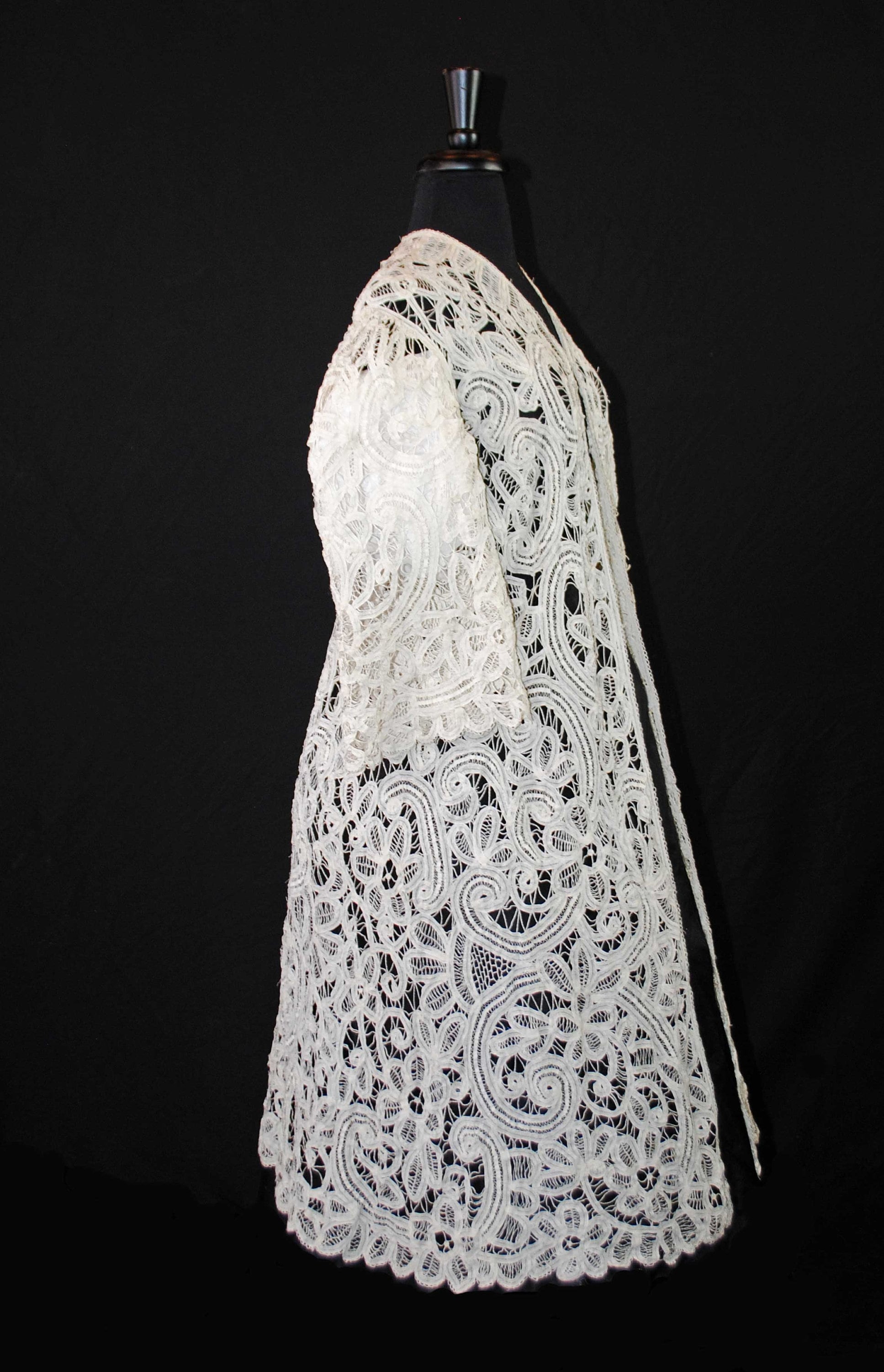 Edwardian Battenburg Tape Lace Evening Coat, 1915 - Etsy