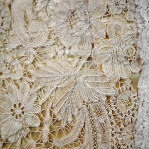 Victorian 2 Piece Bustle Wedding Gown With Bobbin Duchesse Lace, 1895 ...