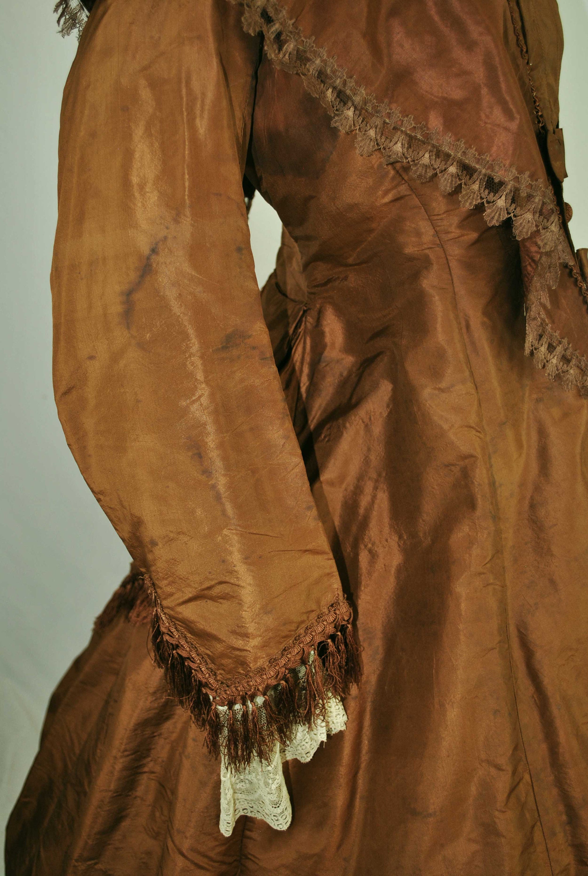 Victorian Copper Colored Silk Taffeta Day Dress, C1850s - Etsy