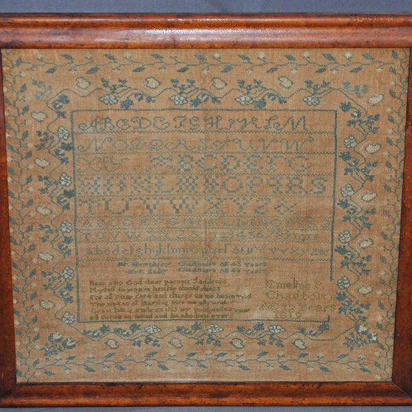 Antique Sampler - Etsy