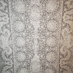 Antique Lace - 1920s Tablecloth French Alencon Lace Banquet Tablecloth ...