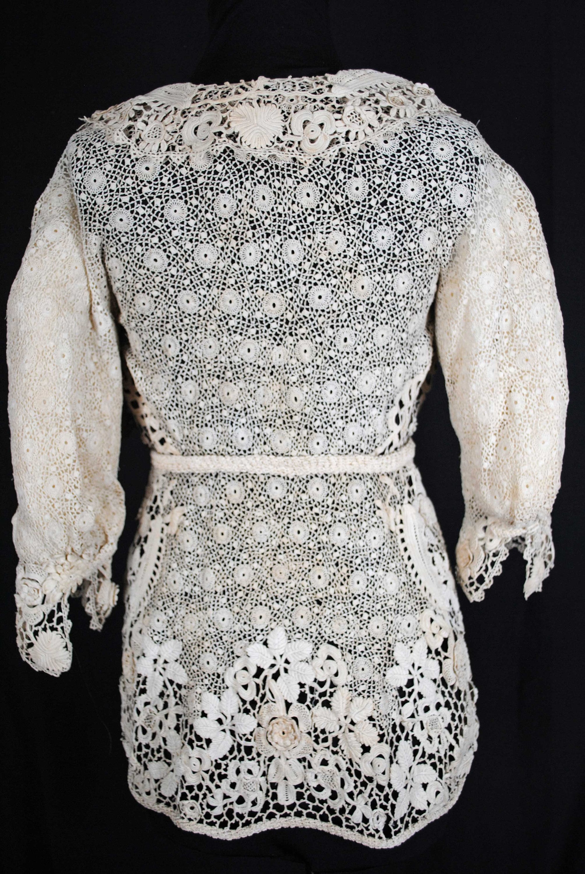 Edwardian Irish Crochet Lace Jacket or Blouse 1905 - Etsy