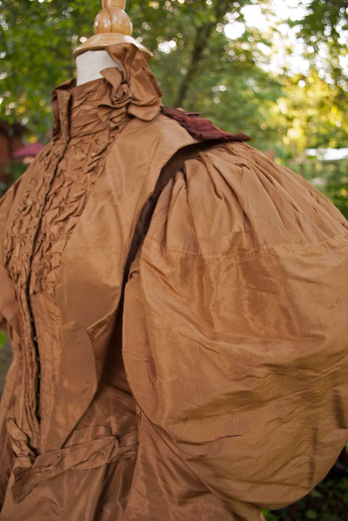 Antique Victorian Visiting Dress 1893 Silk Taffeta 2 Piece - Etsy