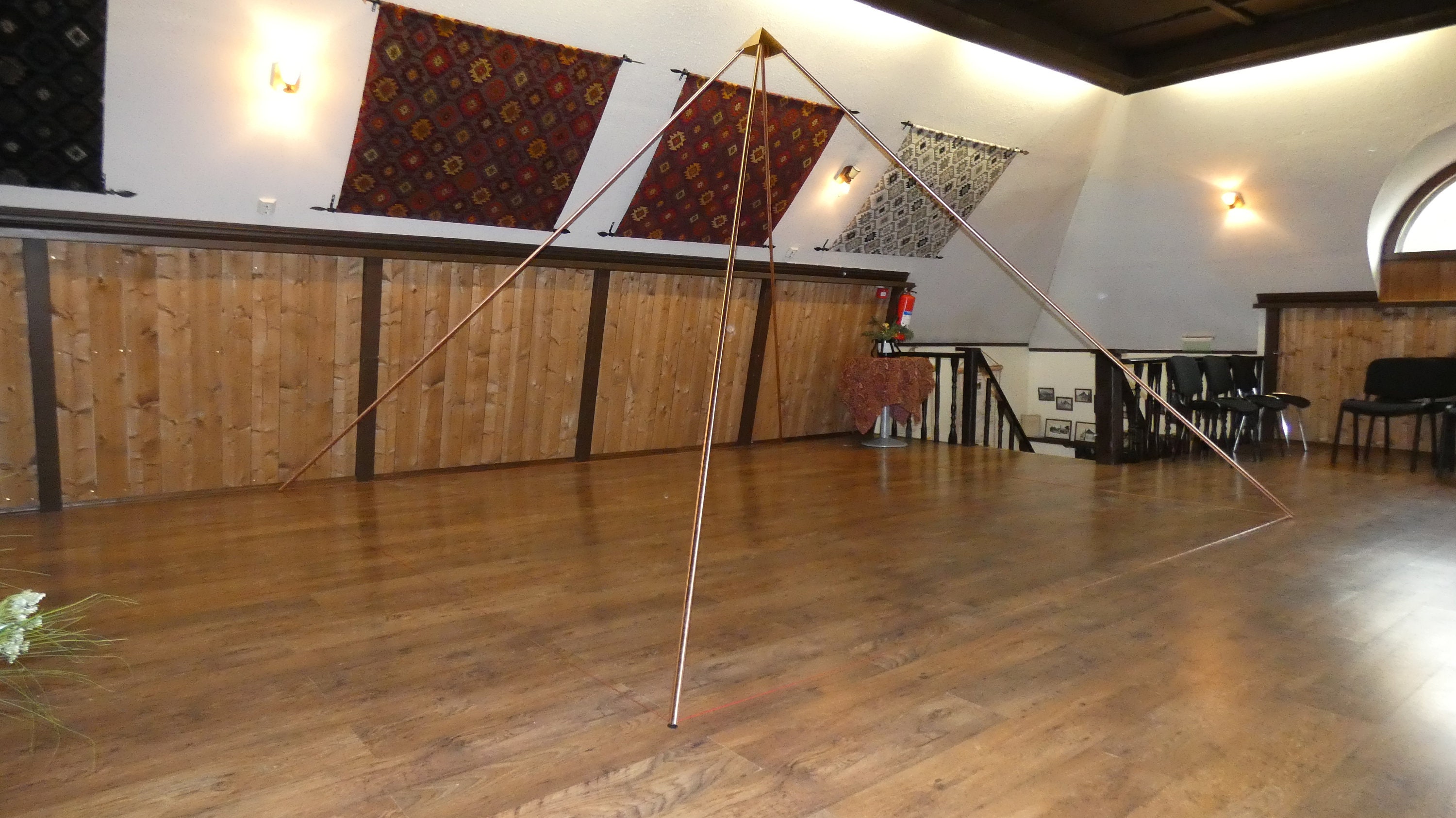 9,8ft / 12.75ft Copper Pyramid for Energy Healing, Meditation, Pyramid ...