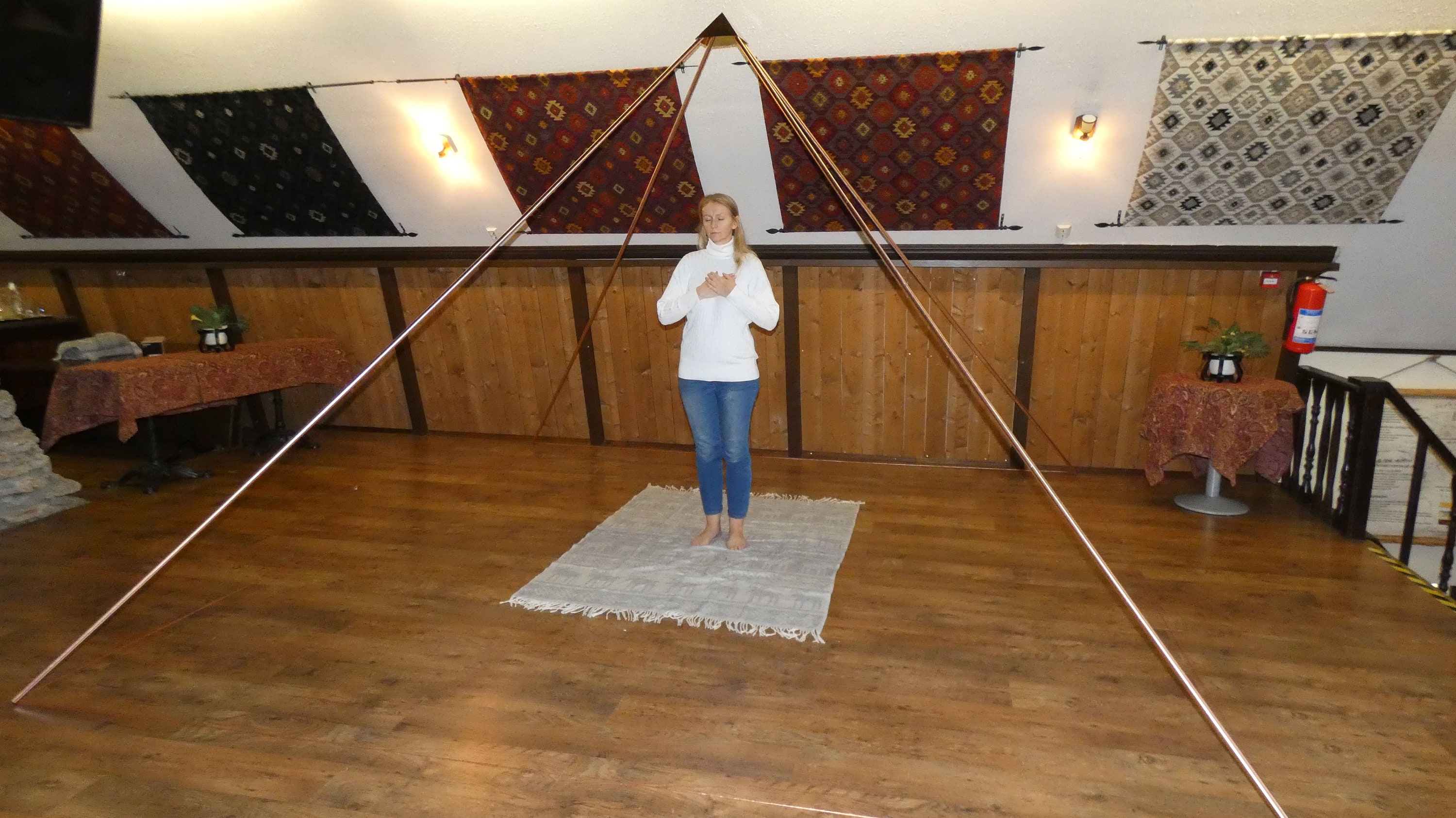 9,8ft / 12.75ft Copper Pyramid for Energy Healing, Meditation, Pyramid ...