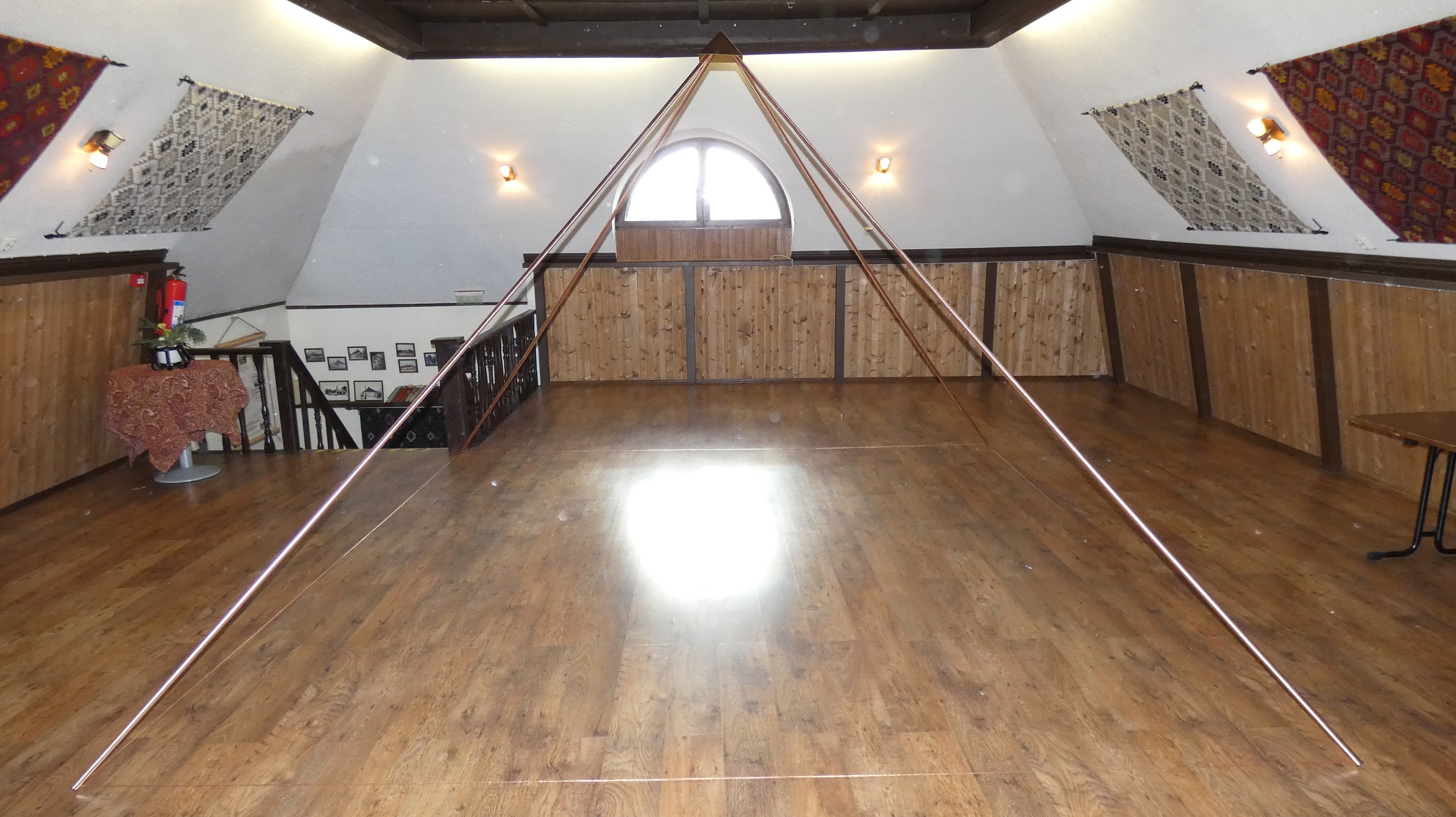 9,8ft / 12.75ft Copper Pyramid for Energy Healing, Meditation, Pyramid ...