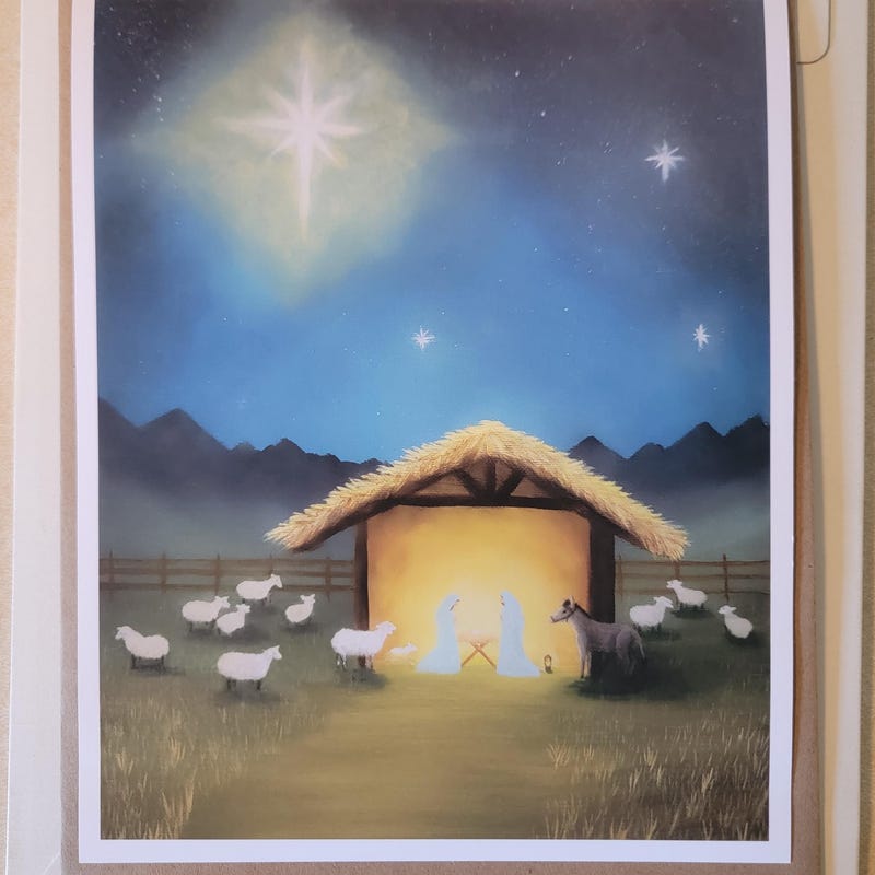 Mary and Eve Painting - Etsy