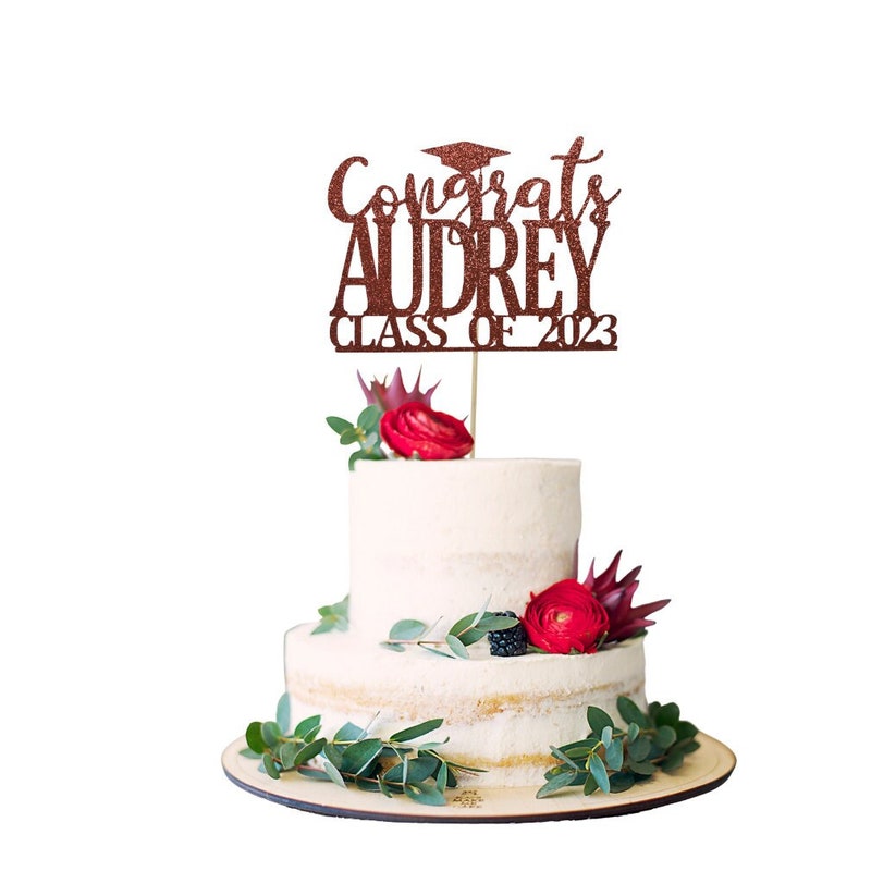Graduation Cake Topper - Etsy